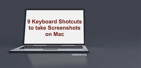 9 Mac Keyboard Shortcuts For Taking Screenshots Covers Macos Ventura