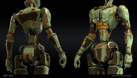 Artstation Humanoid Robot 3d Model Game Assets