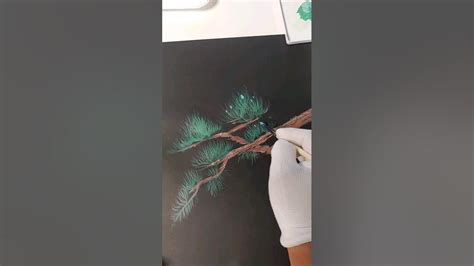 소나무 가지 그리기 Youtube