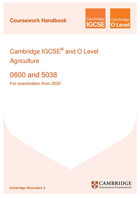 Solution Igcse O Level Agriculture Studypool