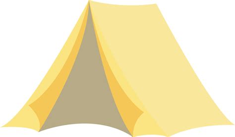 Yellow Tent Illustration Vector On White Background 13521241 Vector Art At Vecteezy