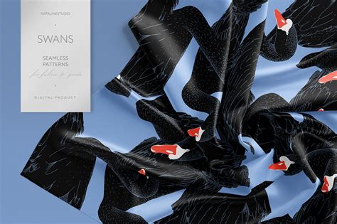 Swans Pattern Design On Behance