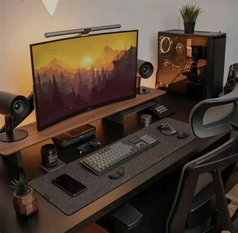Setup Dekstop Inspiration Home Office Design Home Office Setup Room