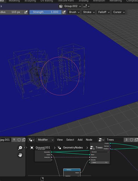 Geometry Nodes Removing Weightpaint Does Not Remove Objects Blender Stack Exchange