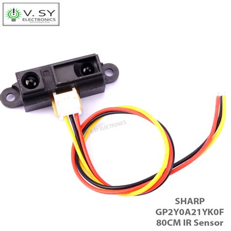 sharp gp2y0a21yk0f 10cm to 80cm ir infrared distance sensor 2y0a21 f 98 lazada ph