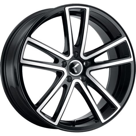 Kraze Wheels Kr190 Lusso 17x8 Blackmachined Face 5x112 38mm 6656mm