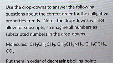 SOLVED Use The Drop Downs To Answer The Following Questions About The