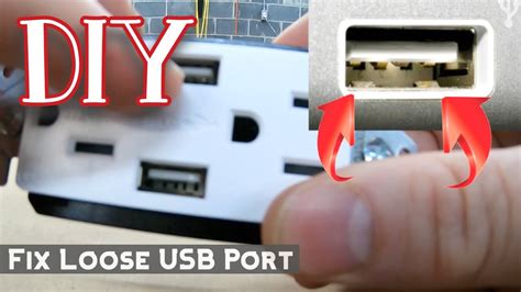 How To Fix A Loose Usb Port Easy Diy Youtube