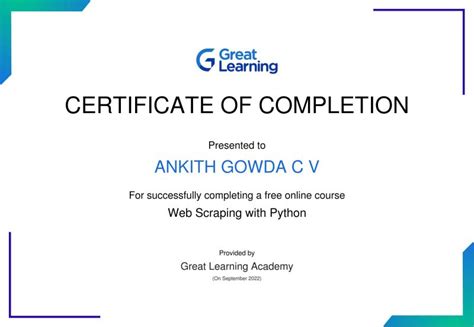 Ankith Gowda Cv On Linkedin Webscrapingwithpython Greatlearning
