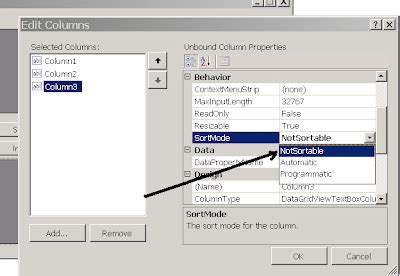 Praveen P R C Datagridview Disable Sorting