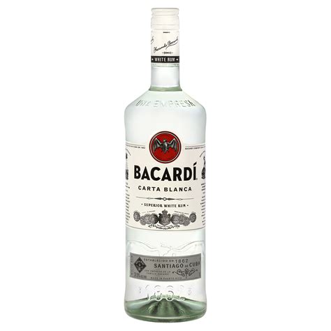 Bacardi Superior Rum 1 Litre Wholesale Liquor Connection