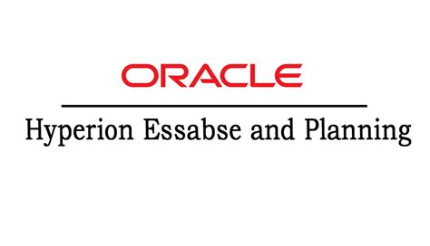 Hyperion Essbase And Planning Online Certification Training