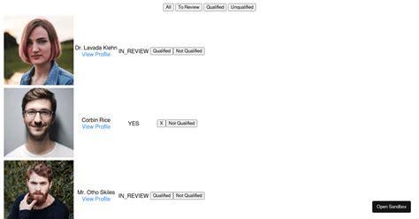 join react typescript test codesandbox