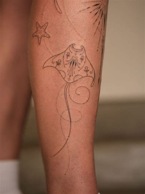 Stingray Tattoo Ideas Fine Line Maori Traditional Tiny And Meaningful