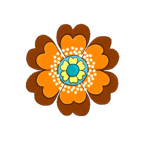 Cartoon Flower Sticker For Ios And Android Giphy