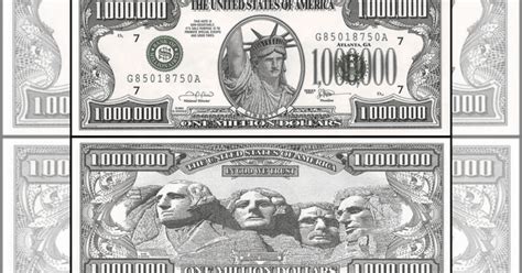 ¿existió El Billete De Un Millón De Dólares