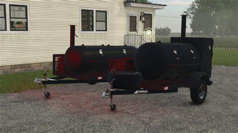 Gorilla Bbq Smoker Trailer Pack V10