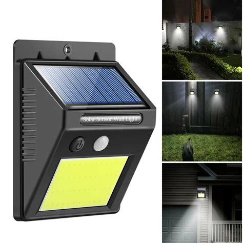 48 Led Waterproof Outdoor Wall Led Solar Night Light Pir Motion Sensor