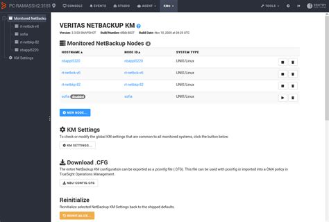 Access The Web Interface Veritas Netbackup Km
