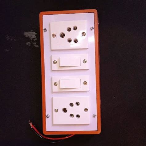5a Polycarbonate Double Socket Electrical Switch Board At ₹ 175piece