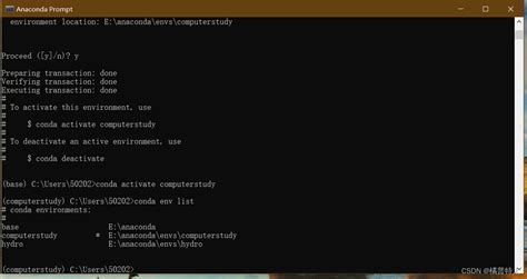 Anaconda的虚拟环境的创建删除和搭建至jupyter或jupyterlab环境删除虚拟环境 Csdn博客