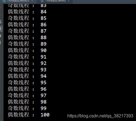 Java中用两个线程交替打印0 100偶数和奇数java 两个线程交替打印 0~100 的奇偶数 Csdn博客