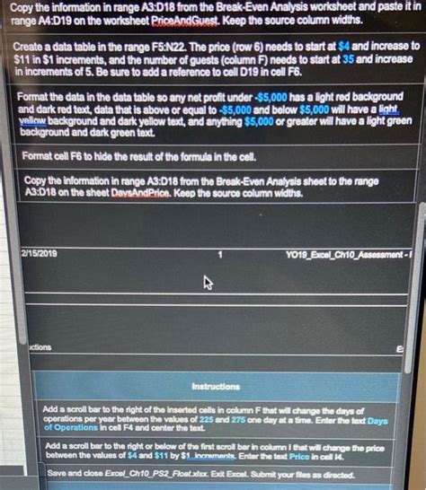 solved copy the information in range a3 d18 from the