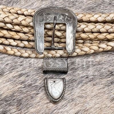 Vintage Alpaca Silver Headstall Silver Buckle Set Ebay