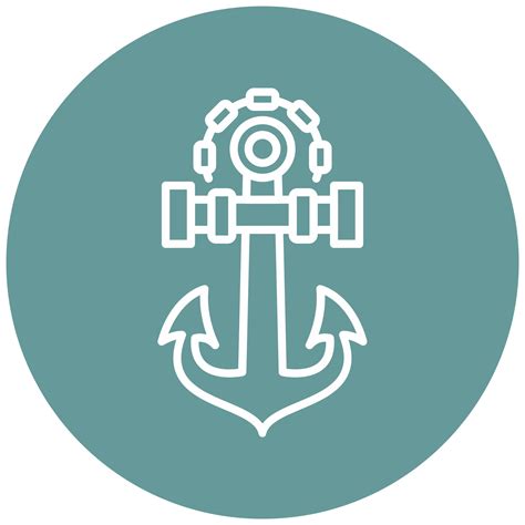 Anchor Icon Style 22042550 Vector Art At Vecteezy