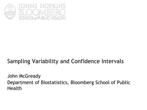 Ppt Sampling Variability And Confidence Intervals Powerpoint Presentation Id6357794