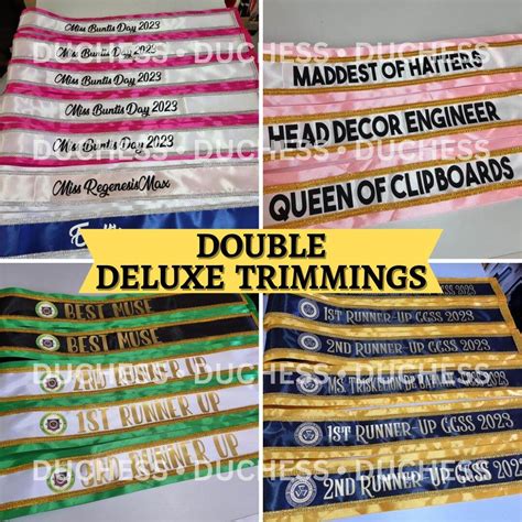 Customized Sash Pageant Sash Awards Sash Any Sash Graduation Sash Lazada Ph