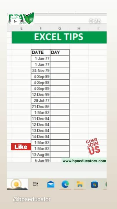 Bpa Indrawati On Linkedin Exceltips Excel2019 Productivityhacks Bpa Bpaeducators