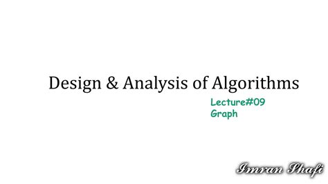 Graph Terminology And Algorithm And Treepptx