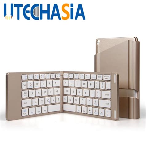 Foldable Bluetooth Wireless Keyboard Mini Portable Keypad Suitable For Laptops Tablet PC Mobile