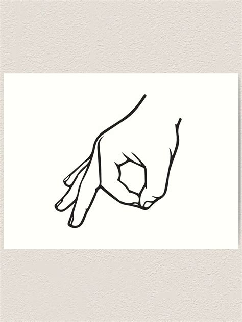 Circle Hand Punch Game Art Print For Sale By Swimgood Redbubble