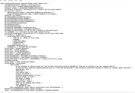 Integrate Order Confirmation Email Notifications With Spring Boot