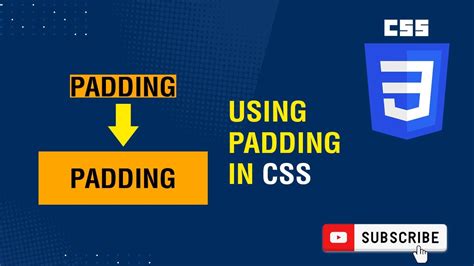 Using Padding In Css Innobuds Youtube