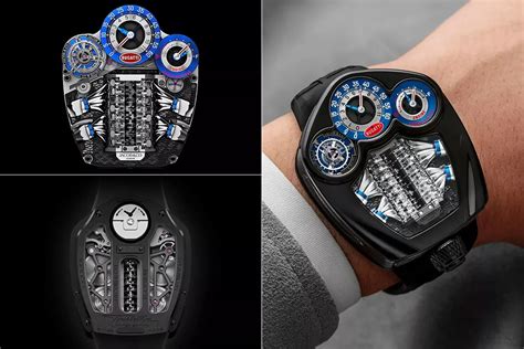 Jacob And Co S Bugatti Tourbillon Watch Has Mini V16 Engine Costs 340k