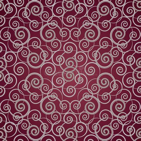 Seamless Background With Swirls Stock Vector Illustration Of Line Background 33210632