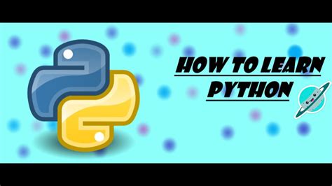 How To Learn Python Youtube