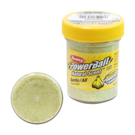 Паста форелевая Berkley Natural Scent Glitter PowerBait Garlic (чеснок ...