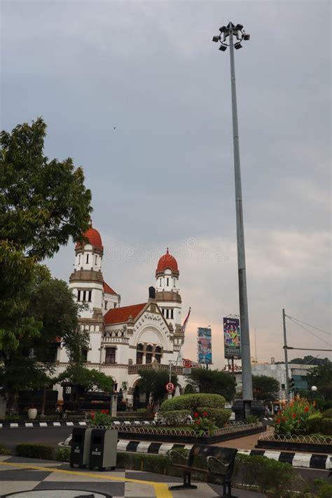 Semarang December 2022 Portrait Photo Of The Background Of The Lawang Sewu Building With The