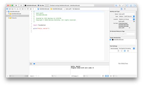 Hello World Writing Your First Swift Program Woolsey Workshop