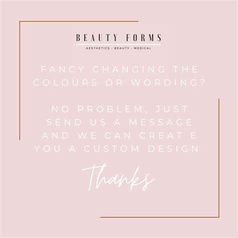 Brow Lamination Patch Test Waiver Form Download And Print Client