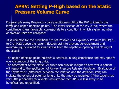Ppt Airway Pressure Release Ventilation Aprv Powerpoint Presentation Id3948571