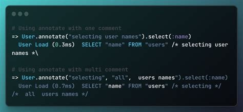 want to annotate in your rails query anuraag misshra