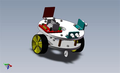 智能小车solidworks 2011模型图纸下载 懒石网 智能小车solidworks 2011模型图纸下载 懒石网