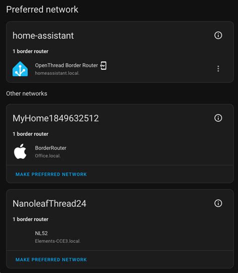 not able to add homekit over thread devices to ha configuration