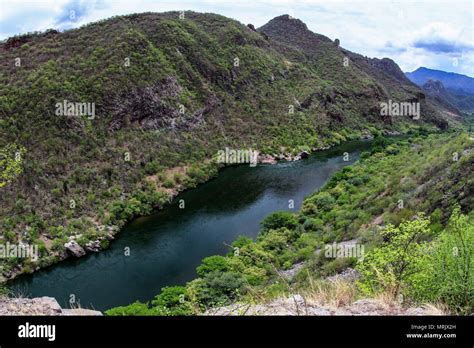 Great Flow Of Millions Of Cubic Meters Of Water From The Yaqui River