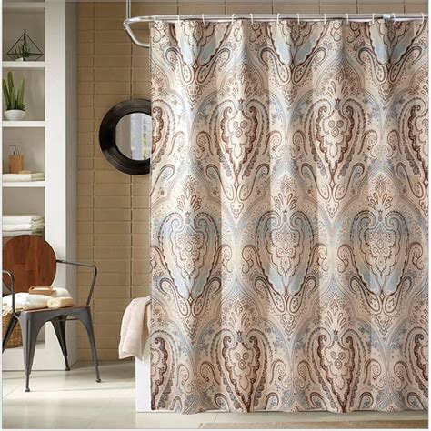 New High Quality Shower Curtain Waterproof And Mildew Toilet Bathroom Shower Curtain Polyester